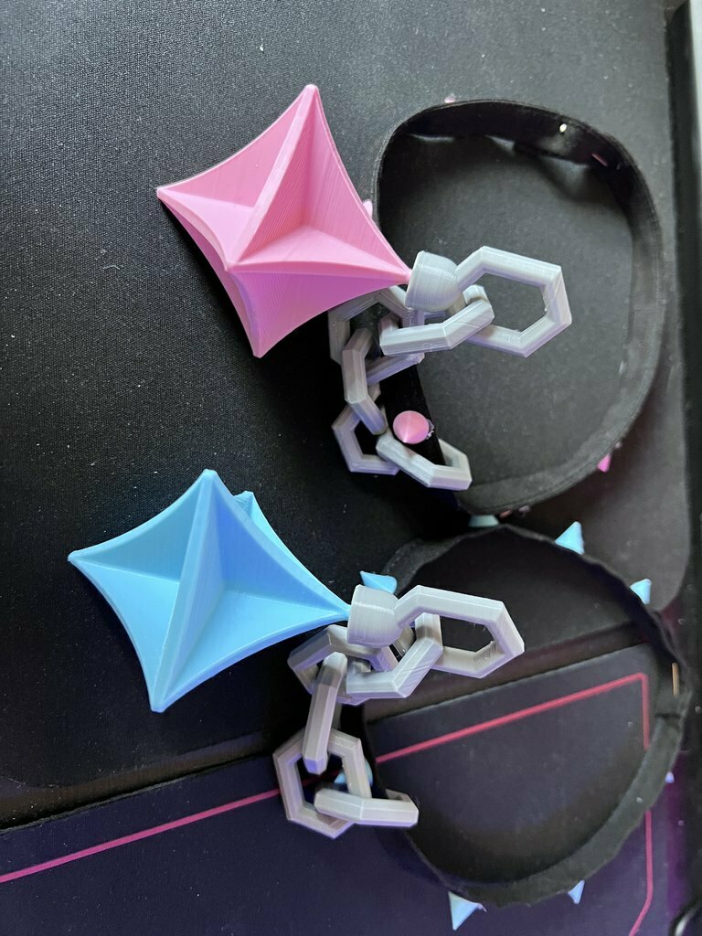 Free 3D file Fuwamoco Twins Choker 🎭 ・3D printable model to download・Cults