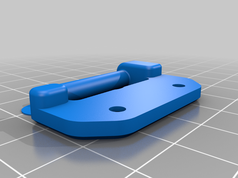 Free 3D file Door hinge 2020 with holes for screws 🚪・3D printer design ...