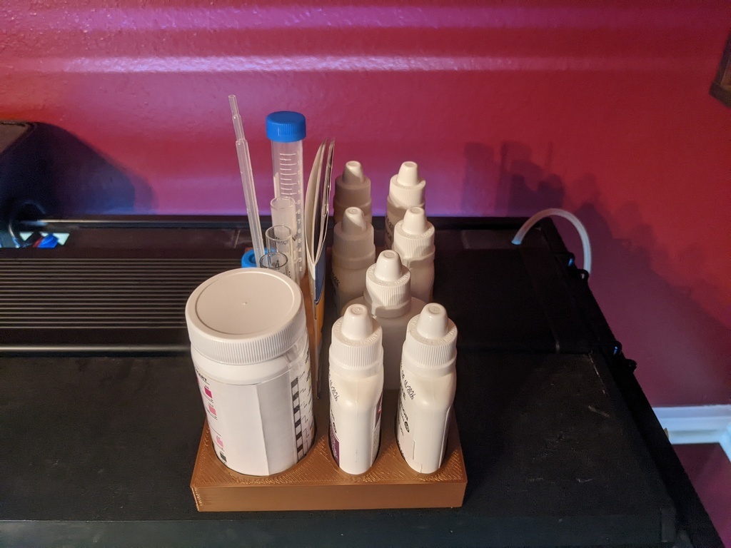🚰 Aquarium water test kit holder / rack・Free 3D File for ・Cults