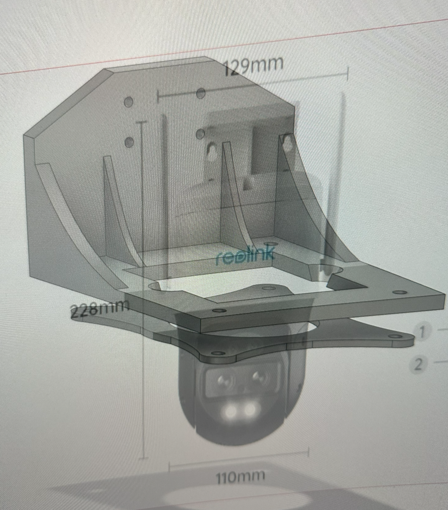 🥷 Reolink trackmix wifi stealth mount・Free 3D File for ・Cults