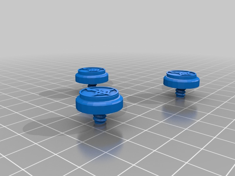 🎺 FMA design trumpet button・Free 3D File for ・Cults