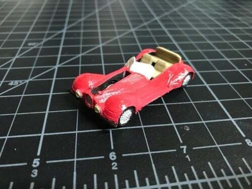 3D printed Open Car with Tinkercad・Cults