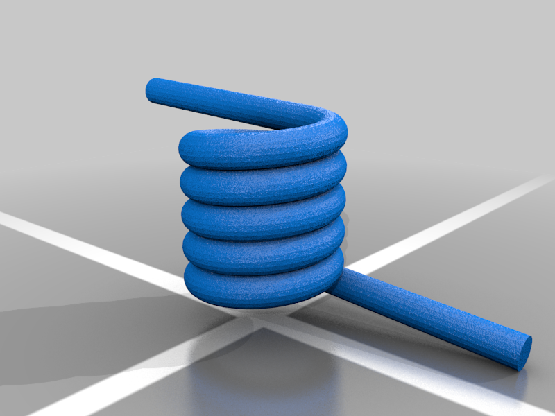 💭 Torsion Spring・Free 3D File for ・Cults