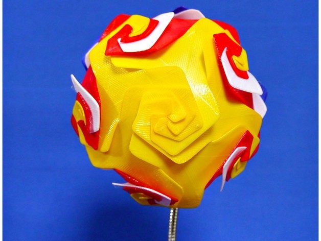 🪢 Nylon Filament Puzzle Lamp Shade・Free STL File for ・Cults