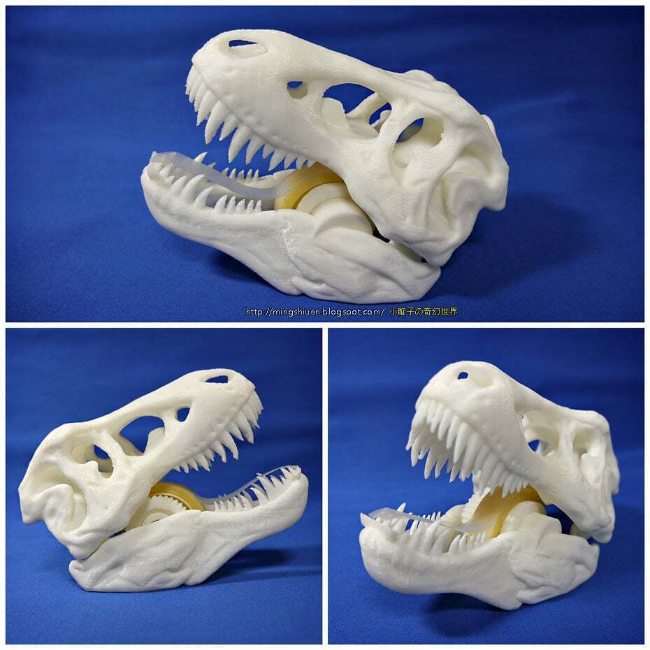 T-Rex Tape Dispenser imprimable en 3D・Cults