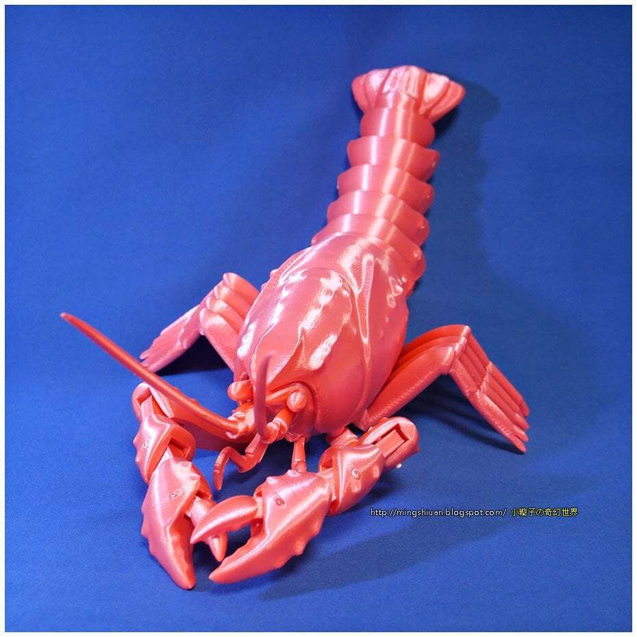3D printable Articulated Crayfish・Cults