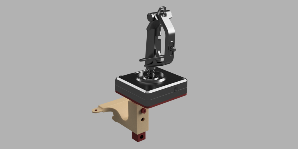 🕹️ Joystick Saitek X52 mount for ikea markus chair・Free 3D File for ・Cults