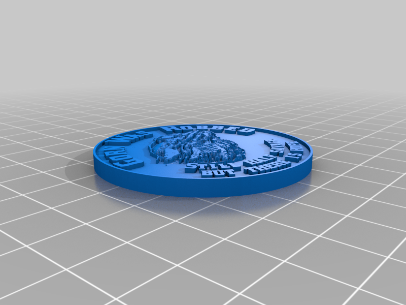 Free 3D file FakeNerdFightFriday Challenge Coin 🪙 ・3D printing idea to download・Cults