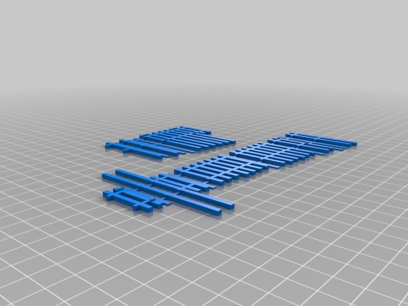 🛤️ Fast Tracks #5 printed ties for HO・Free 3D File for ・Cults