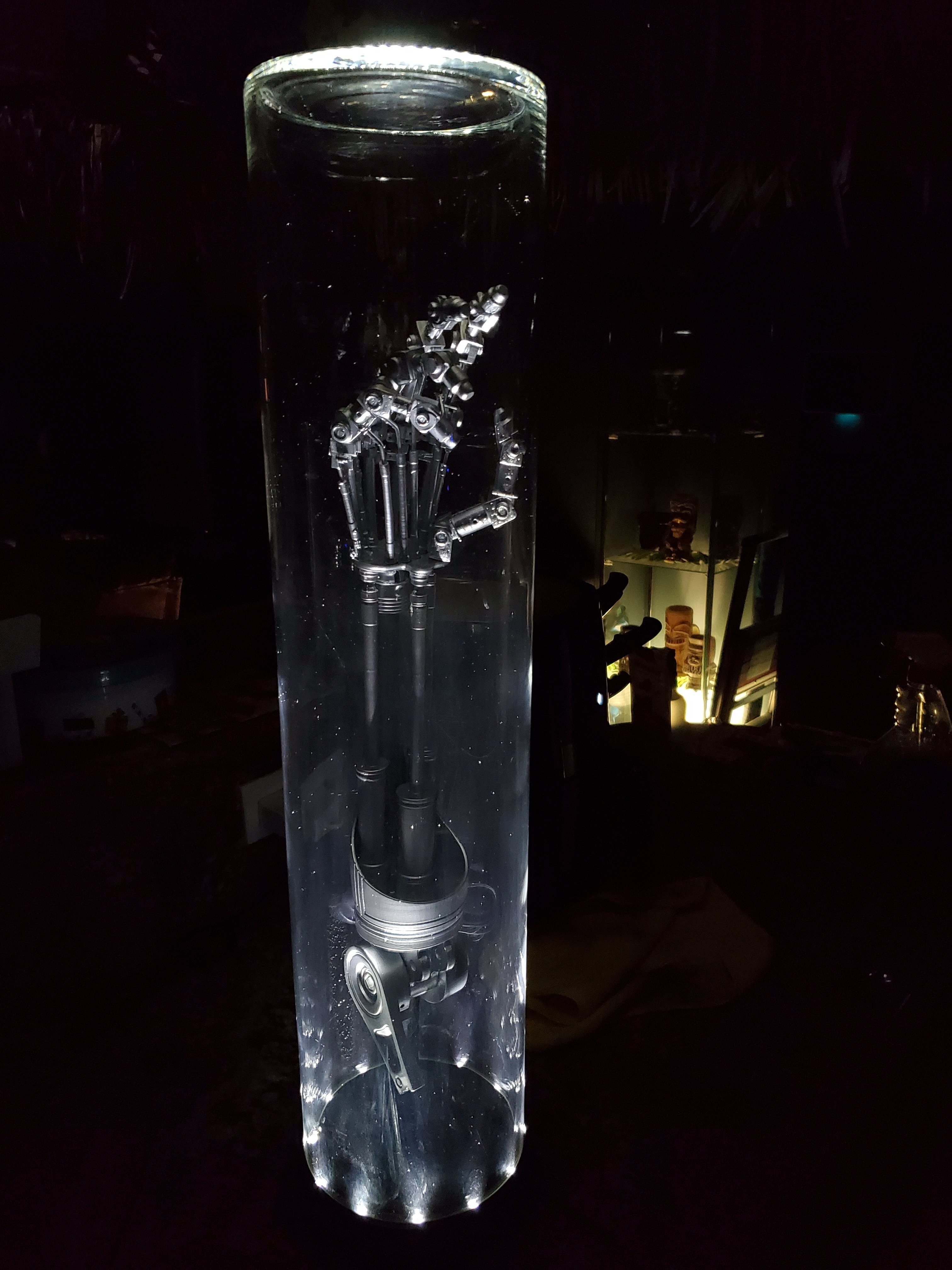 3D printed DIY Life-Size Terminator Arm Lamp・Cults