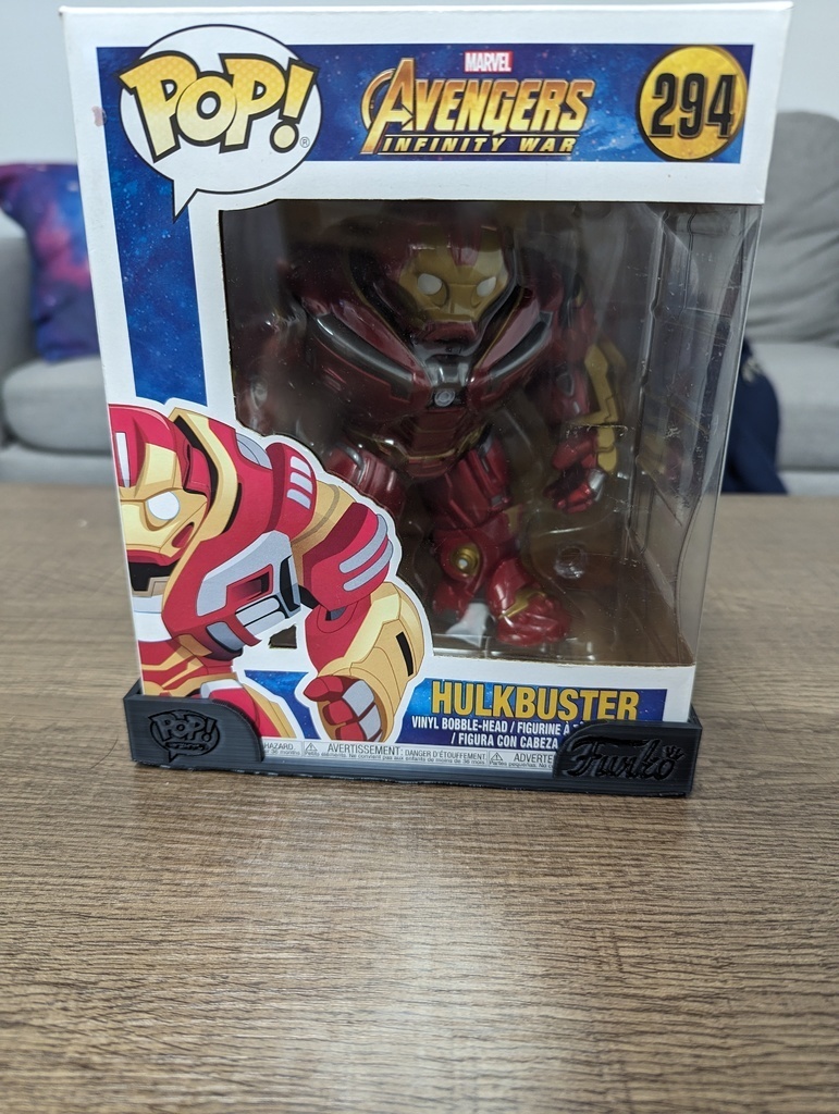 Archivo 3D gratis Colgador de pared Funko pop grande para Hulk Buster 👽 ...