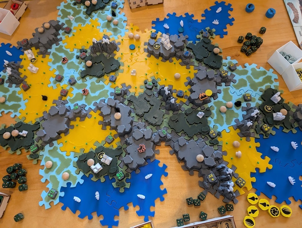 🏝️ Spirit Island 3D Board (Modular)・Free 3D File for ・Cults