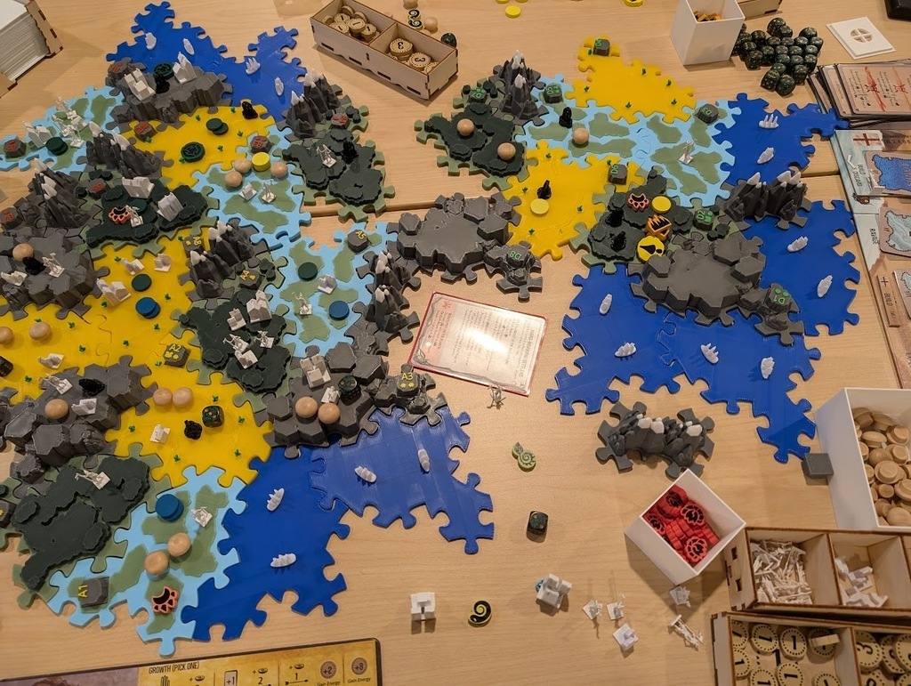 🏝️ Spirit Island 3D Board (Modular)・Free 3D File for ・Cults