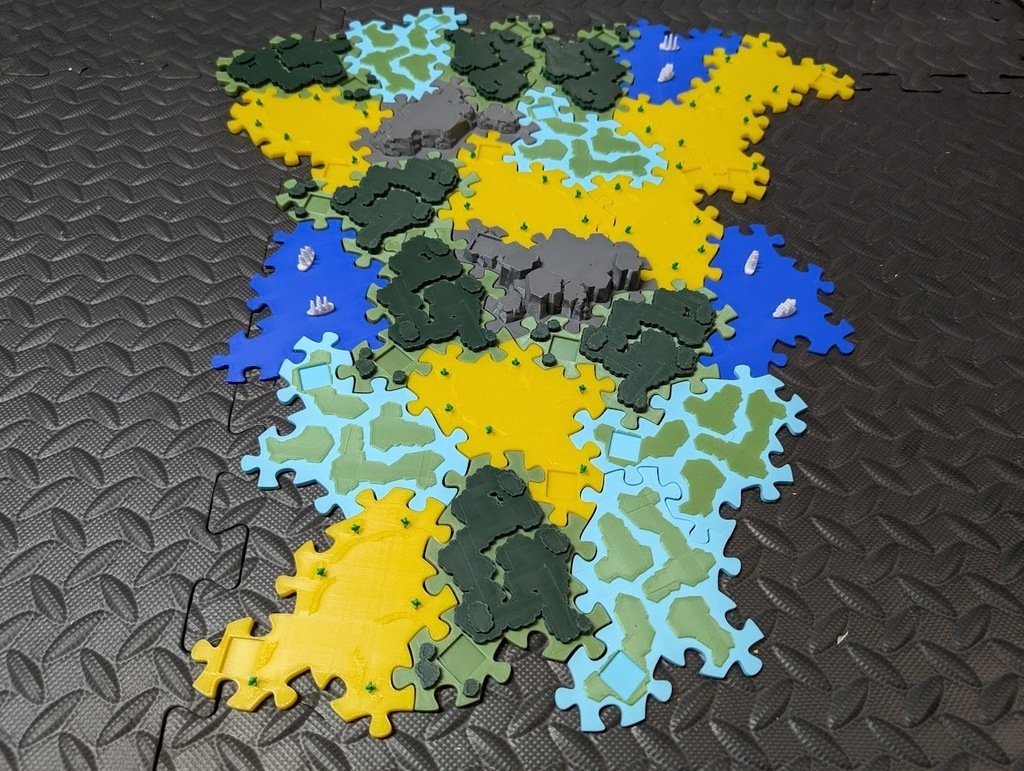 🏝️ Spirit Island 3D Board (Modular)・Free 3D File for ・Cults