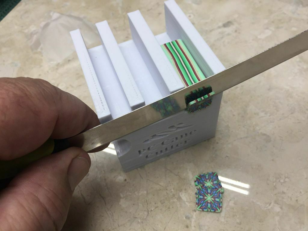 🦯 Polymer Clay Cane Cutting Guide・Free 3D File for ・Cults