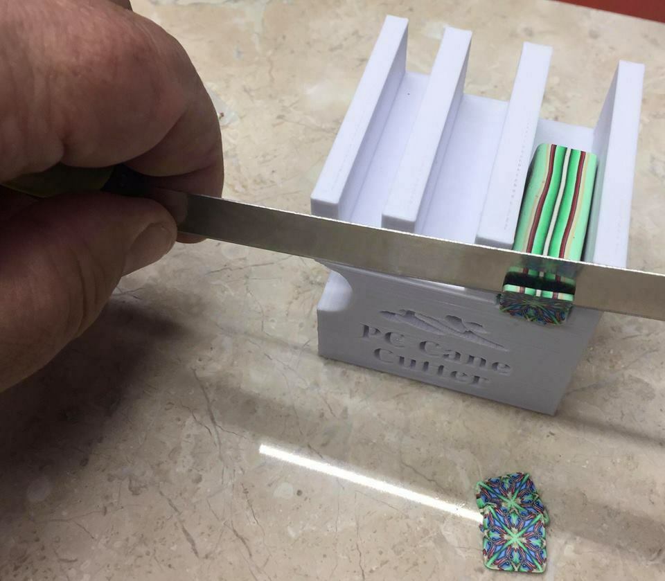 🦯 Polymer Clay Cane Cutting Guide・Free 3D File for ・Cults