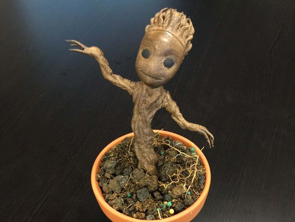 3D printable Dancing Groot・Cults