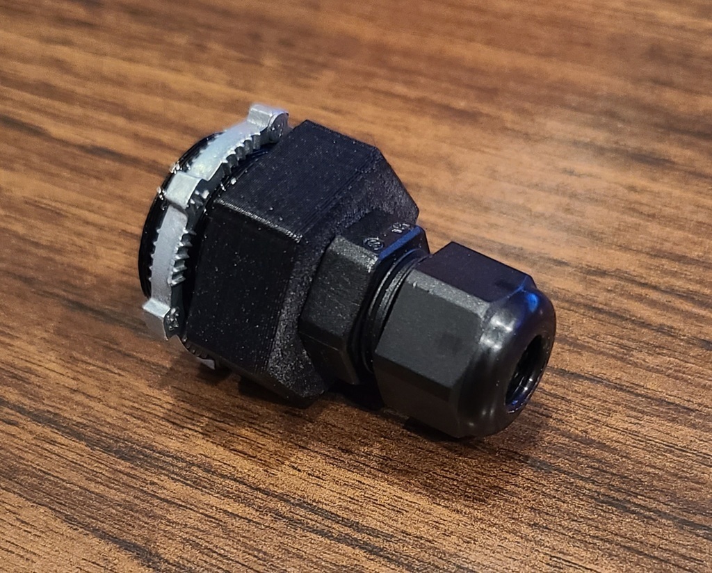 Free 3D file PG7 Female to ½" Male Straight Pipe Thread Adapter ♀️ ・3D ...