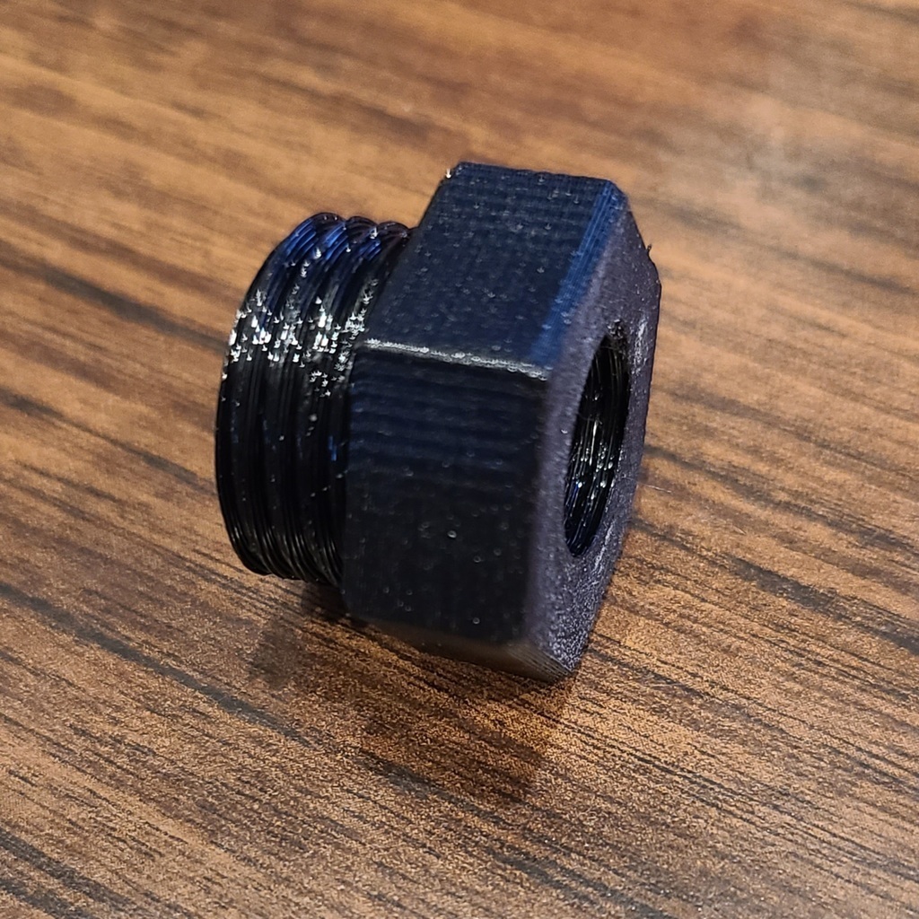 Free 3D file PG7 Female to ½" Male Straight Pipe Thread Adapter ♀️ ・3D ...