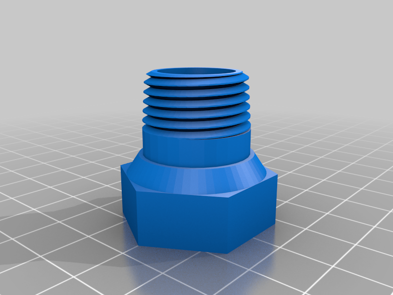 Free 3D file Pipe Adapter: G-1/2 Female to NPT-1/2 ♀️ ・3D printing idea ...