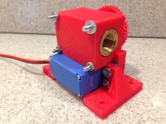 Free 3D file Servo Driven Ball Valve 1/4 in Female NPT ♀️ ・3D print ...