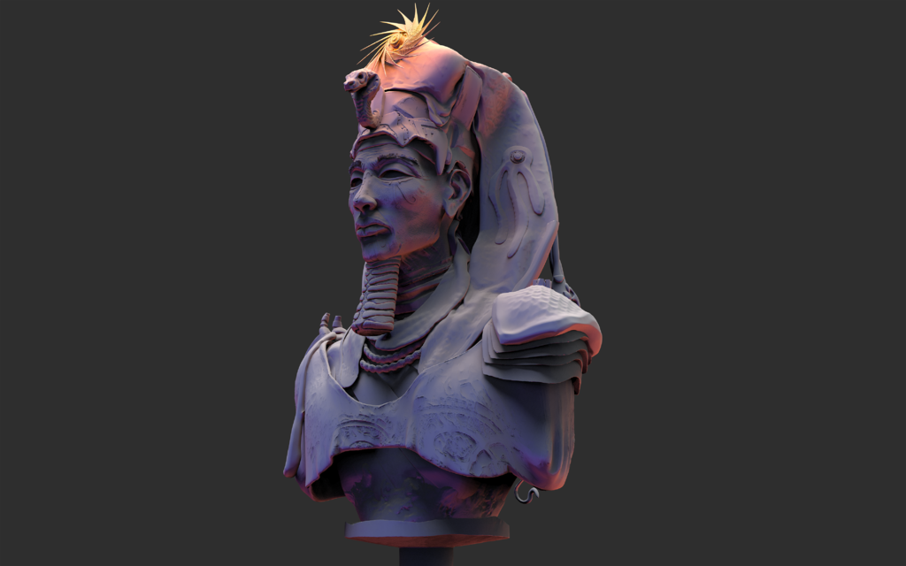 Archivo 3D gratis El faraón egipcio Akenatón 🧞‍♂️・Plan para descargar y ...
