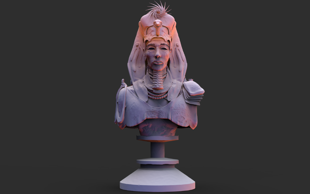 Archivo 3D gratis El faraón egipcio Akenatón 🧞‍♂️・Plan para descargar y ...