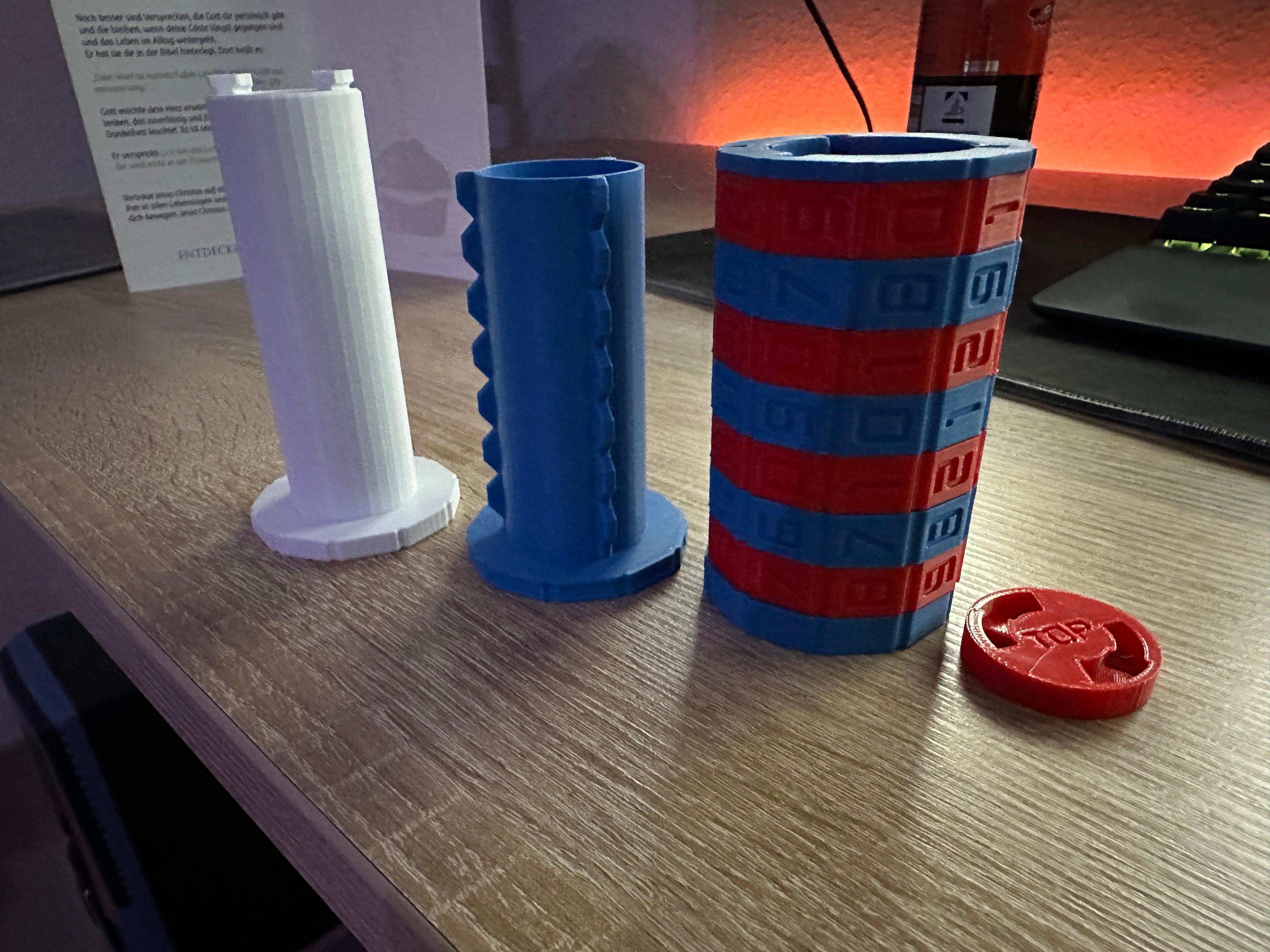 3D print Combination Safe 00 (Cryptex)・Cults