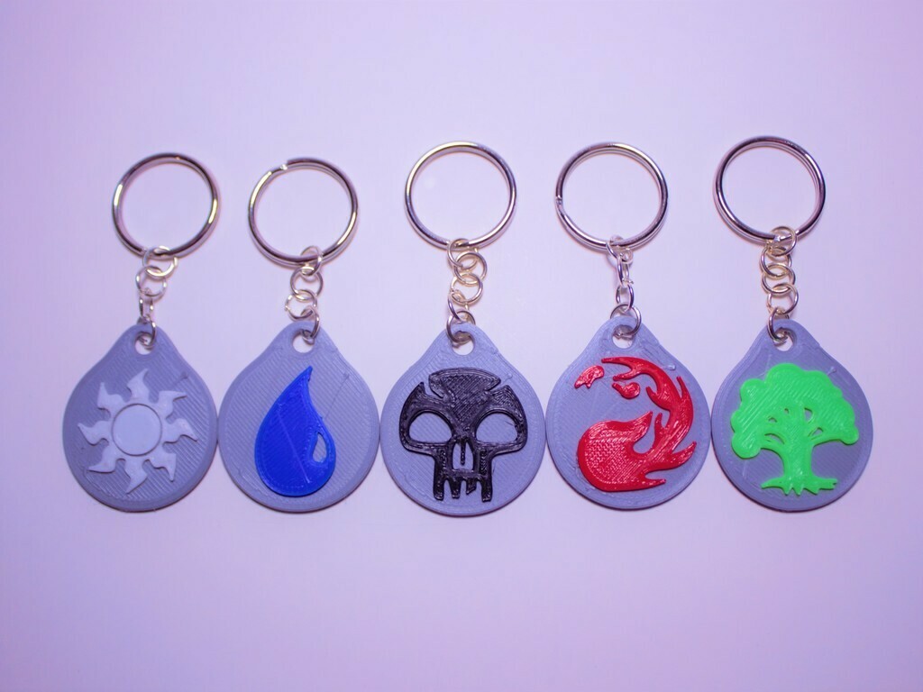 Archivo 3D gratis MTG - Llaveros de símbolos 🗝️ ・Plan de la impresora ...