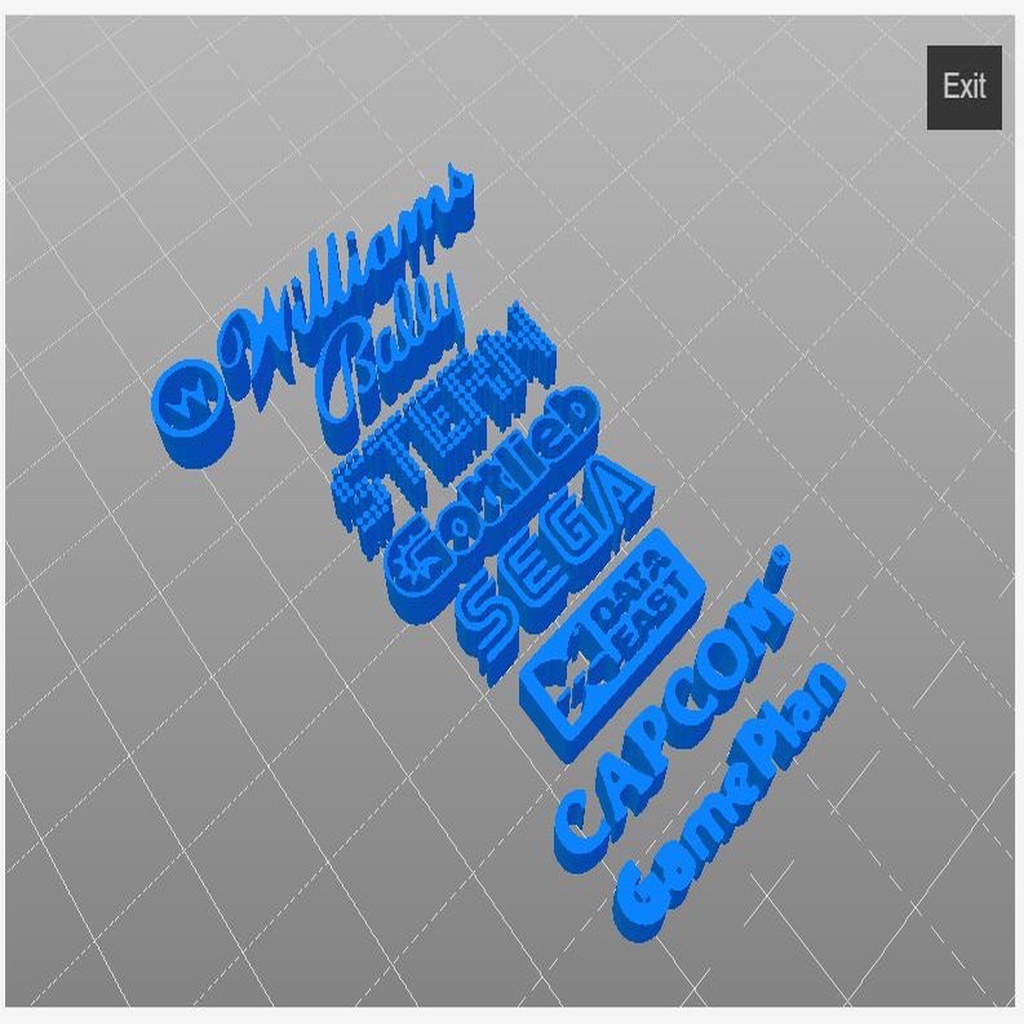 🎨 Pinball Logos・ 3D File for ・Cults