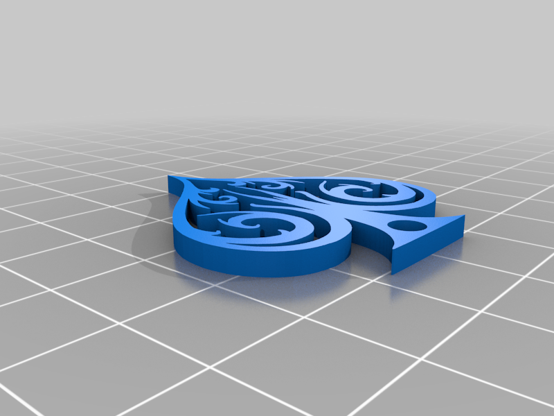 Free 3D file ace of spades ornament ♠️ ・3D printable model to download ...