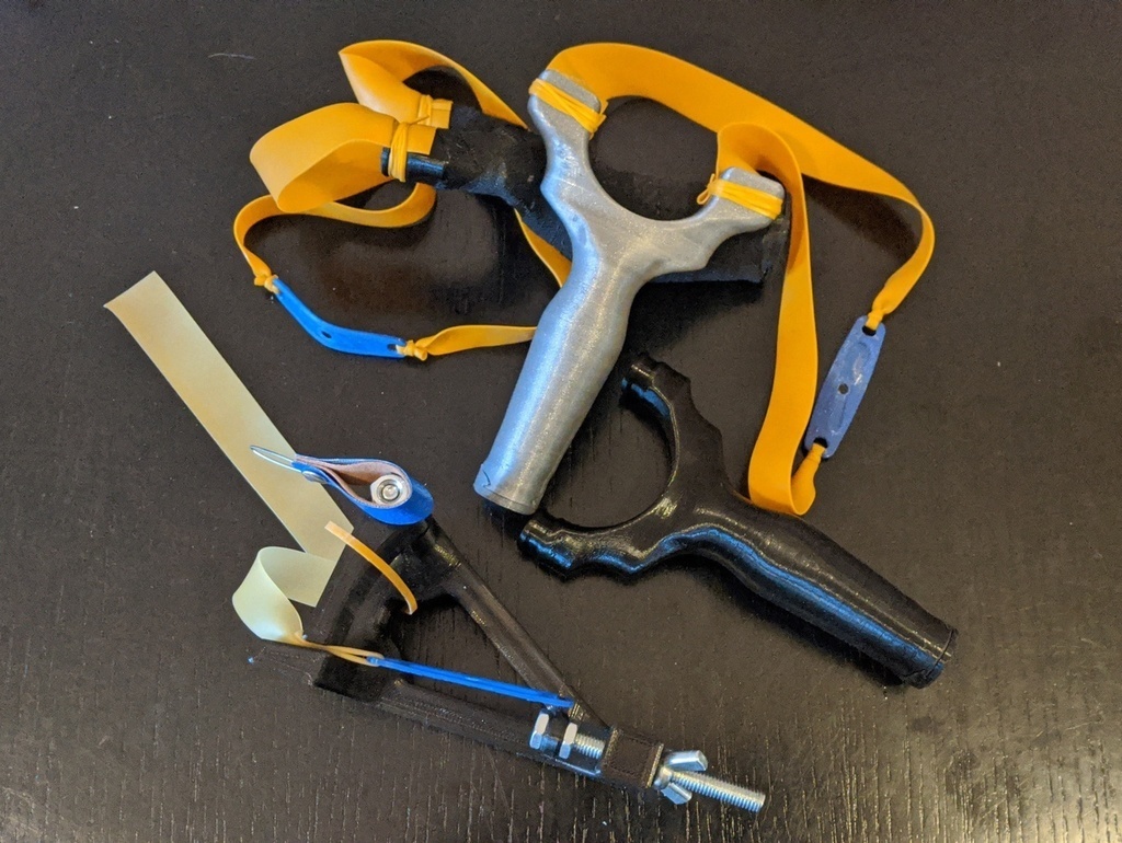 👔 Ergonomic slingshot with magazine v2 + Poch and Jig to Band Tie・Free ...