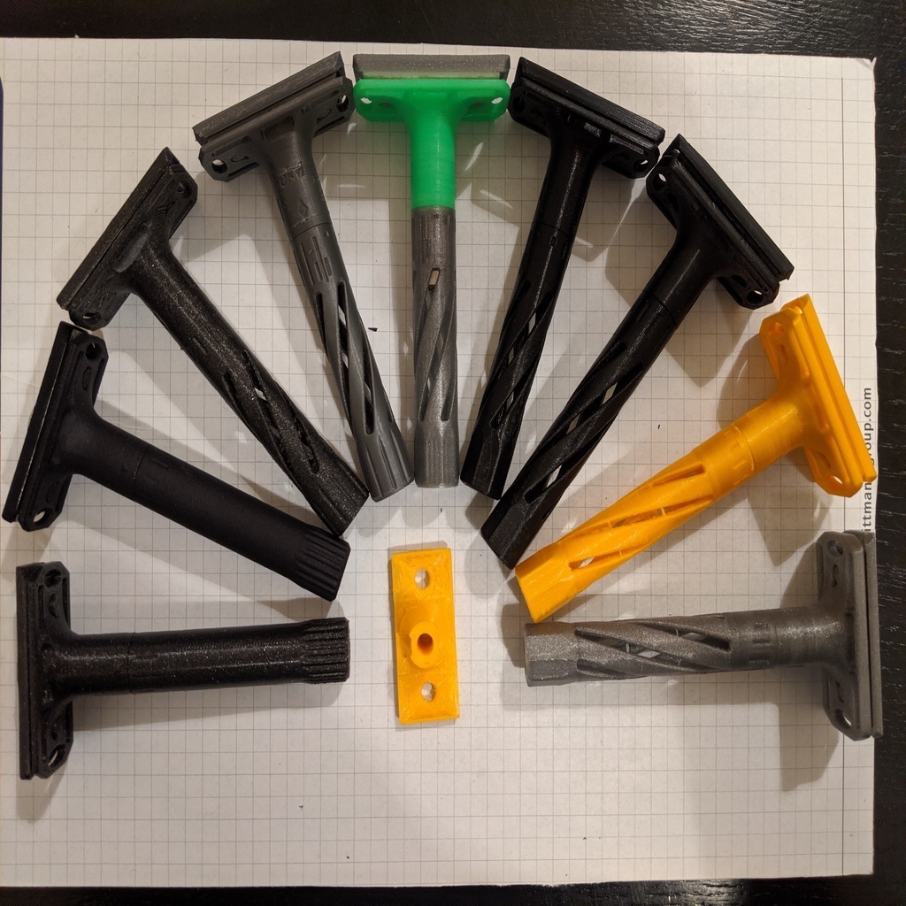 🦺 DE Double Edge Adjustable Safety Razor・Free 3D File for ・Cults