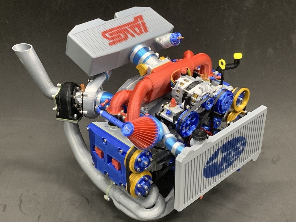 Free 3D file Subaru EJ20 Oil scale optimization 🛢️ ・Template to ...