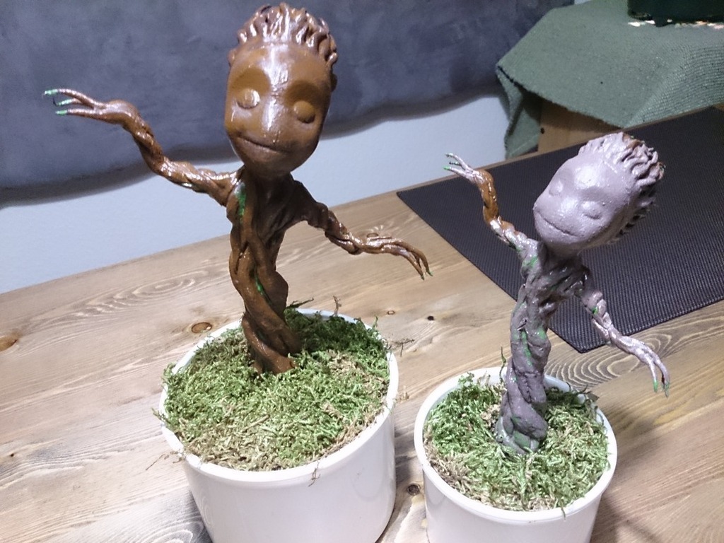 3D printable Dancing Groot・Cults
