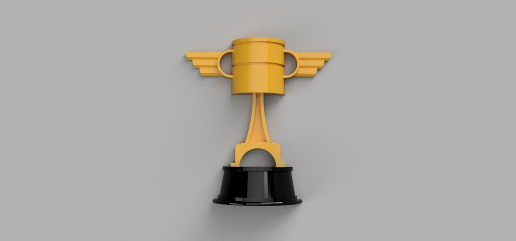 Free 3D file Piston Cup (CARS) Multiextruder 🎨 ・3D printing model to ...