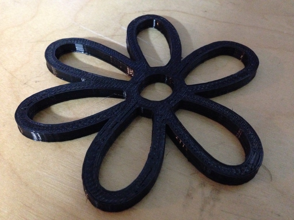 3D printable Daisy Coaster・Cults