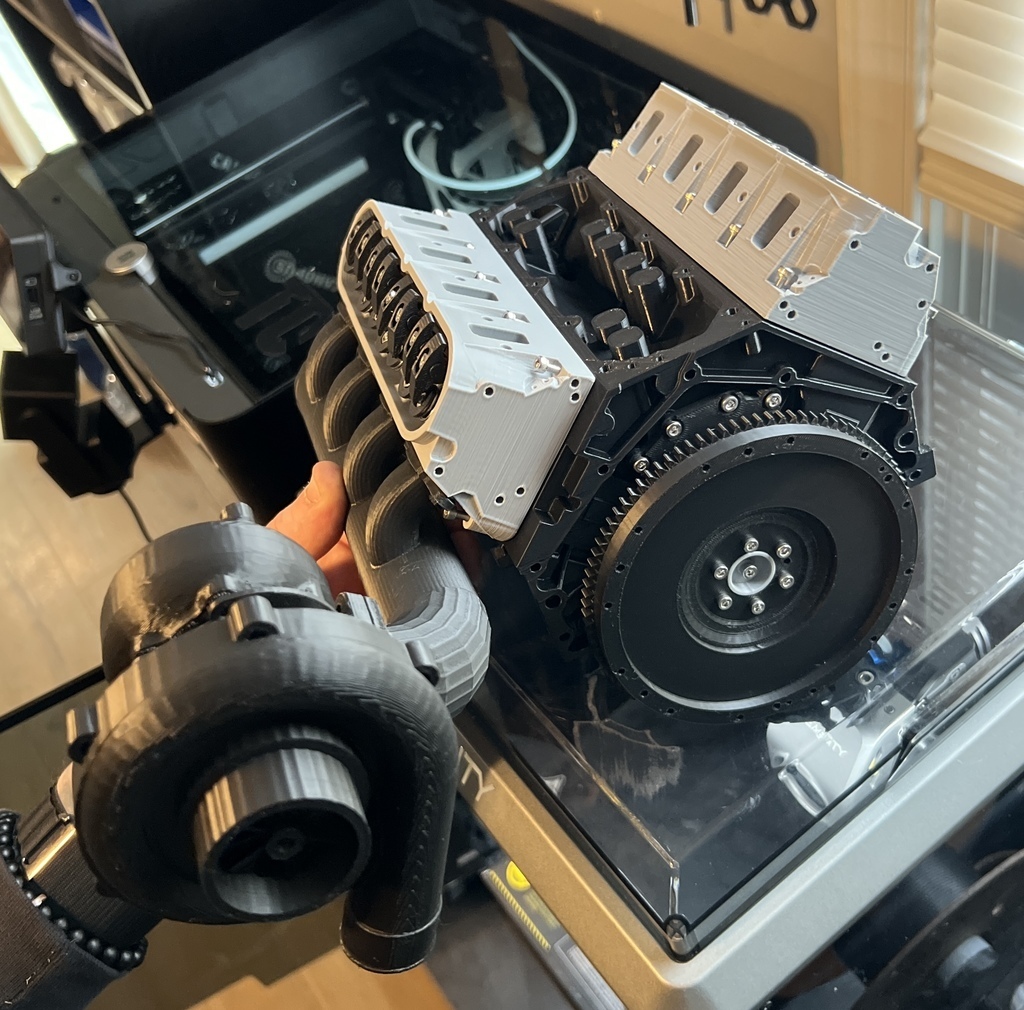 🚚 LS3 Single Turbo Addon - Truck Style Manifold・Free 3D File for ・Cults