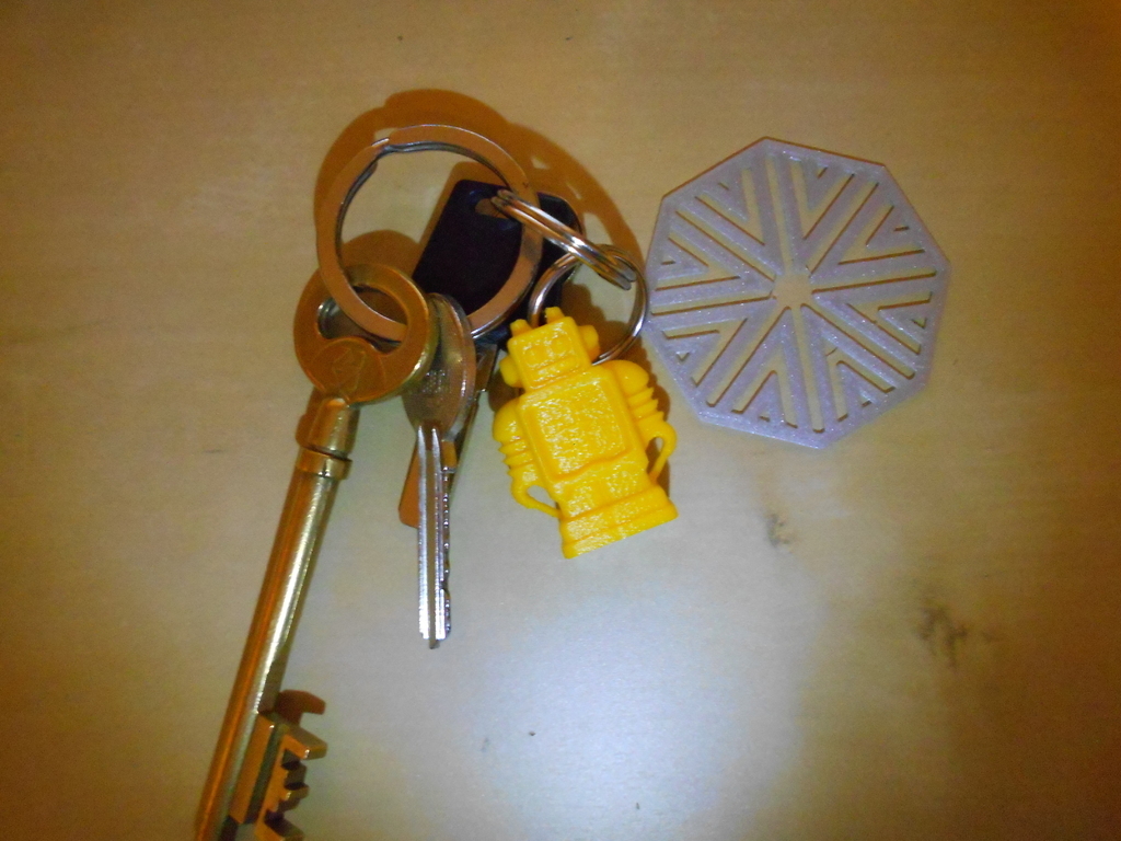 Free 3D file Octogonal keychain / necklace 🗝️ ・3D printer model to ...