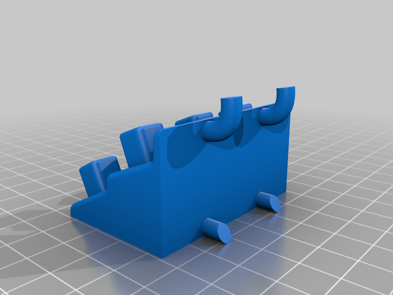 🔧 6 Sockets Pegboard Hanger・Free STL File for ・Cults