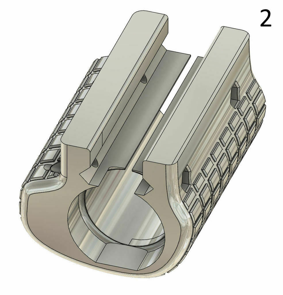 🔦 Tokarev TBP12 picatinny mount Braun 59282 flashlight・Free 3D File for ・Cults