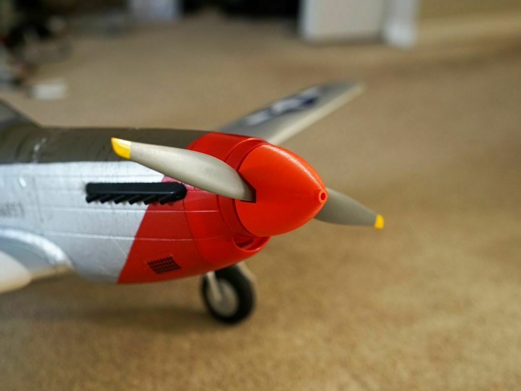 🐎 E-flite P-51D Mustang 1.2m 12 inch 2 blade spinner / nose cone・Free ...