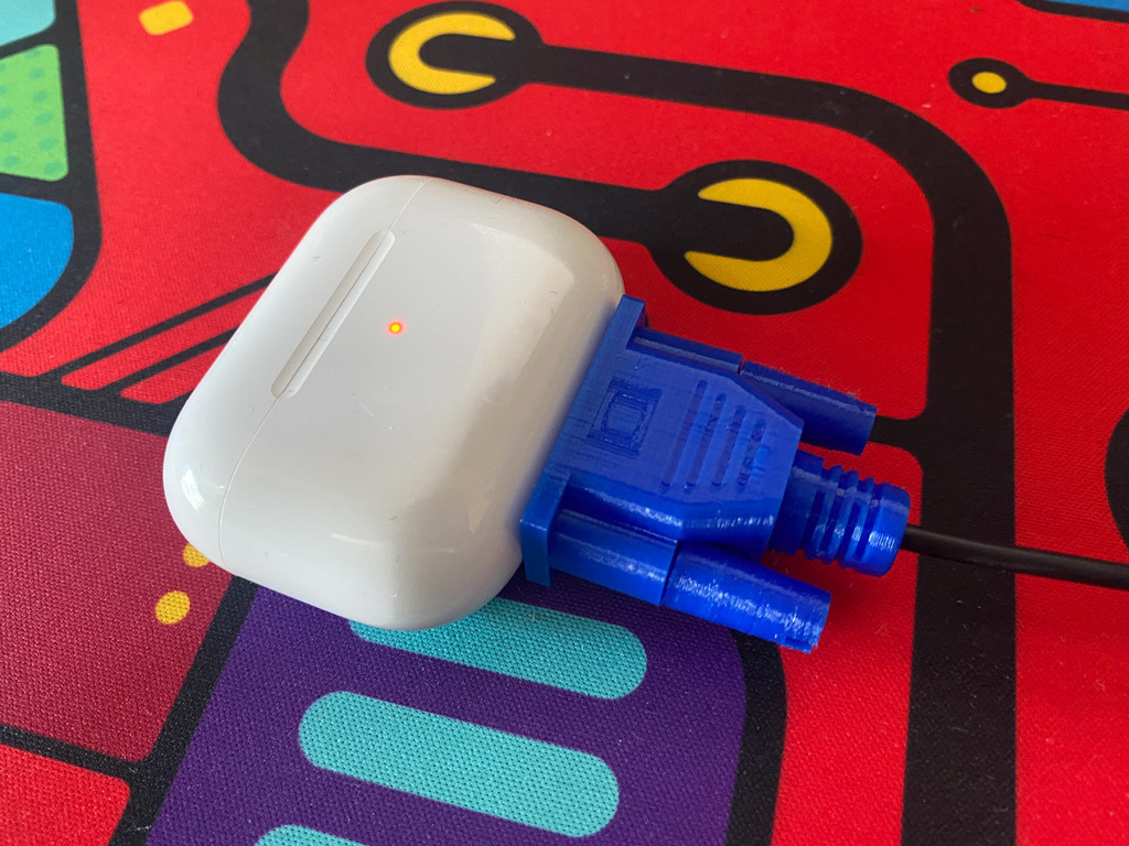 🔌 Fake VGA cable cover - print in place edition - TPU/PLA・Archivo 3D ...