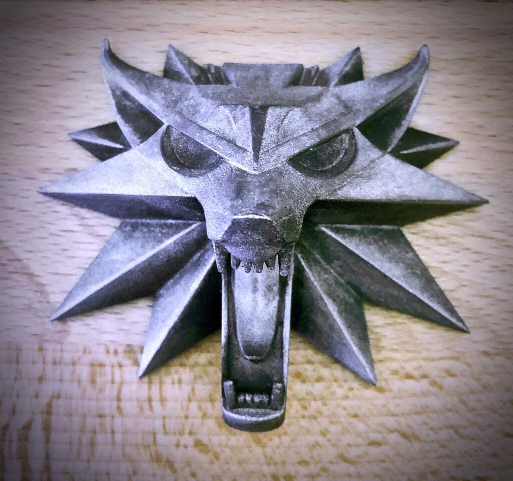 3D print Witcher III Wolf School Medallion・Cults