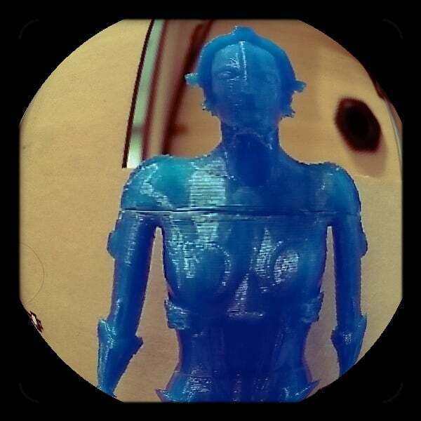 3D print Metropolis Robot (Maria) with Rings・Cults