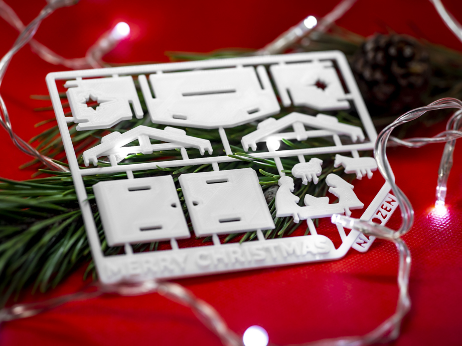 🎄 Nativity Scene Kit Card・Free 3D File for ・Cults