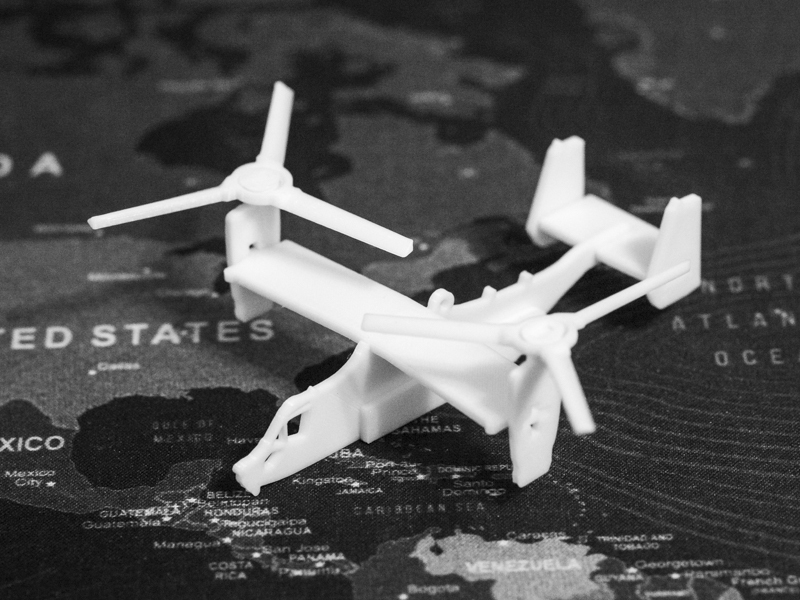 🛩️ V-22 Osprey Kit Card・Free 3D File for ・Cults