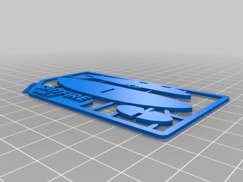 🛩️ Spitfire MK.V Kit Card・Free 3D File for ・Cults