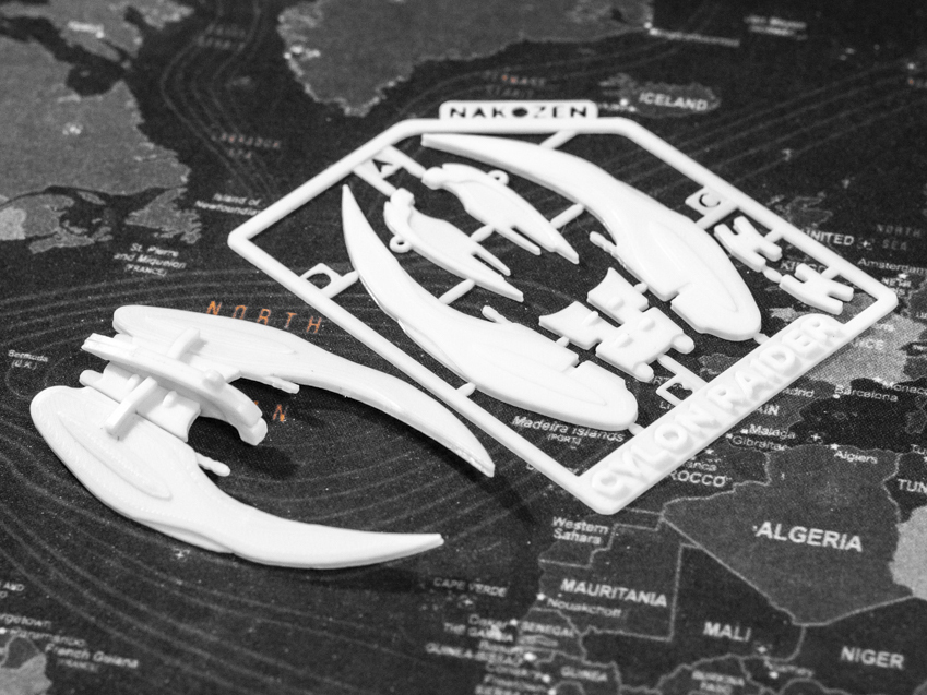 🎁 Cylon Raider Kit Card・Free 3D File for ・Cults