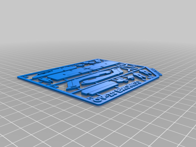 ️ OV-10 Bronco Kit Card・Free 3D File for ・Cults